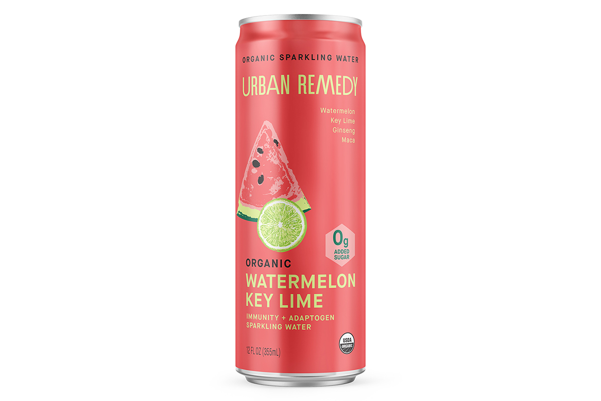 Organic Watermelon Key Lime 12oz Sparkling Water